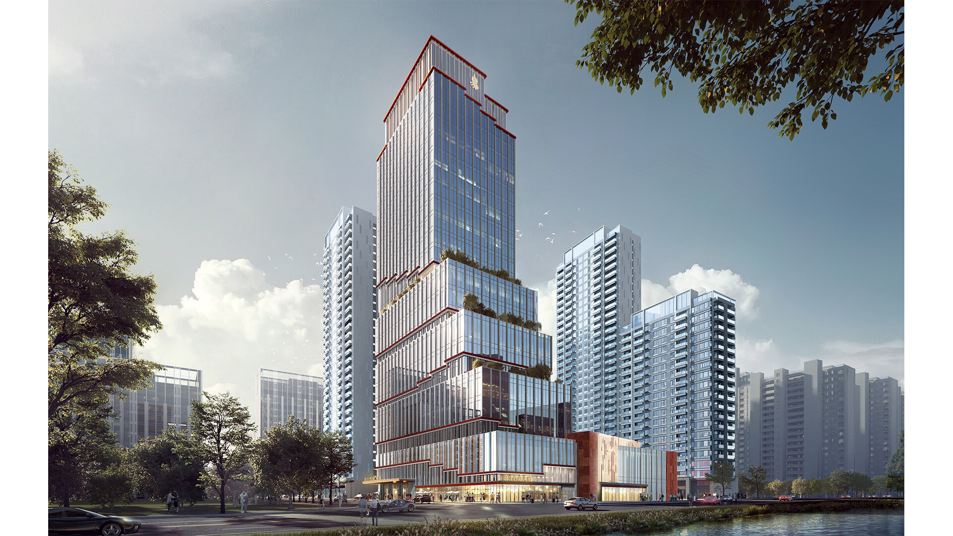 Hubei Tibet Tower---Architectural-L&P Architects: Professional ...